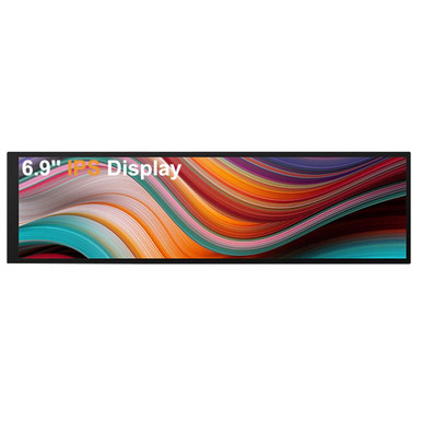 EDIY 6.9 Inch IPS Screen for Aida64 1280x400 Raspberry Pi PC CPU Sub ...