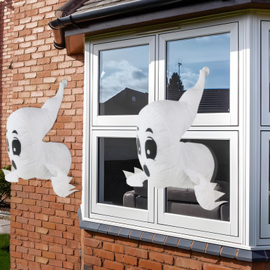 Window Crasher Ghosts 2Pack Halloween Decorations Hanging Ghost Outdoor ...