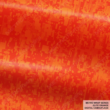 Metro Wrap Series Elite Orange Digital Camouflage 5ft x 1ft (5 sq/ft ...