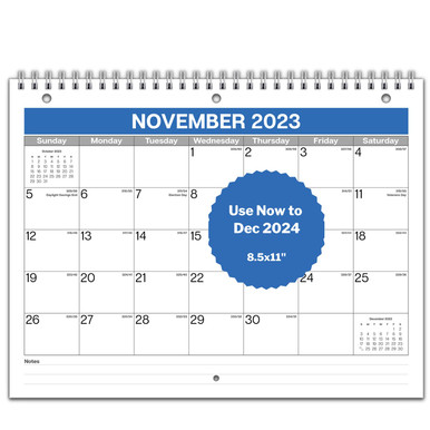 Dunwell Calendar for 3-Ring Binder 2023-2024 - (8.5x11) Use Now to ...