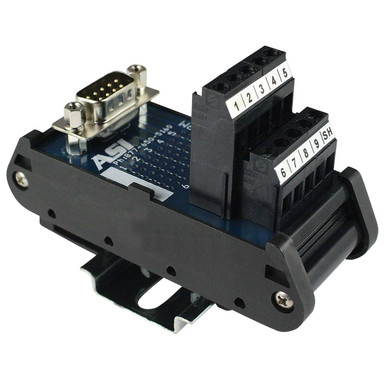 ASI 11000 26 to 12 AWG IMDS09M DIN Rail Mount Interface Module, Cable ...