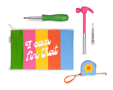 ban.do Cute Basic Tool Kit for Women, Small Tool Kit with Claw Hammer ...