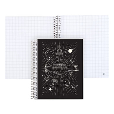 Erin Condren 8.5" x 11" Spiral Bound Graph Paper Coiled Notebook - Star ...