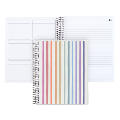 Erin Condren 8.5" x 11" Priorities and Notes Platinum Spiral Notebook ...