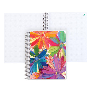 Erin Condren 8.5" x 11" Dot Grid Platinum Spiral Notebook - EttaVee ...