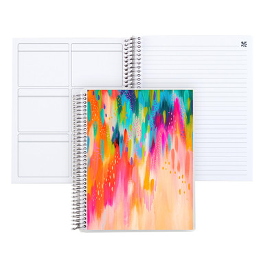 Erin Condren 8.5" x 11" Priorities and Notes Platinum Spiral Notebook ...