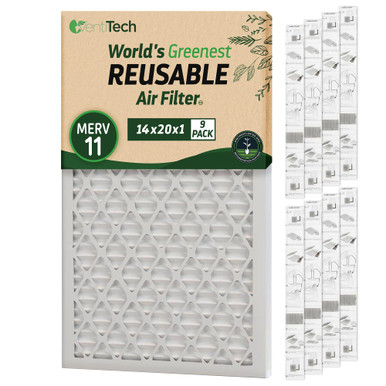 Venti Tech - The World's Greenest Reusable Air Filter 14x20x1 MERV 11 ...