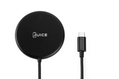 Juice 15W Wireless Charger w/ 4 ft USB-C Cable (No AC Adapter Included ...