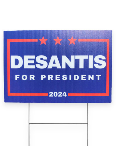 Desantis '24 Yard Sign | Ron Desantis for President 2024 Corrugated ...