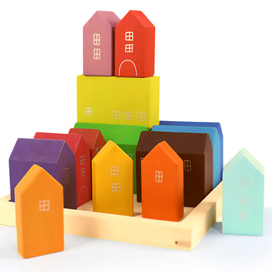 Curious Melodies Wooden Toys BlockWorlds Building Blocks - Little ...