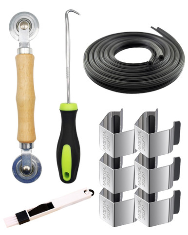 Screen Door Tool Kit - 20 Pieces Screen Installer Clips with Screen ...