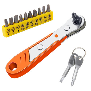 Right Angle Screwdriver Offset 90 Degree Ratcheting Screwdriver Set Hex ...