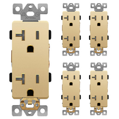 LIDER Matte Finish Decorator Receptacle with Interchangeable Face Cover ...