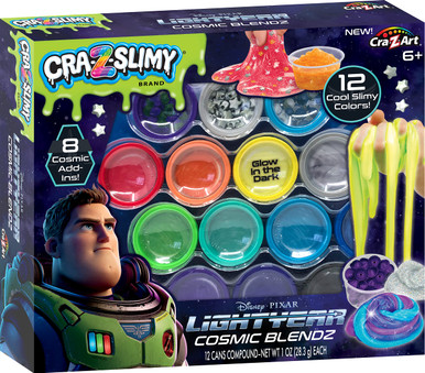 Disney Pixar Lightyear Cosmic Blendz 12 Colors of Premade Slime Set ...