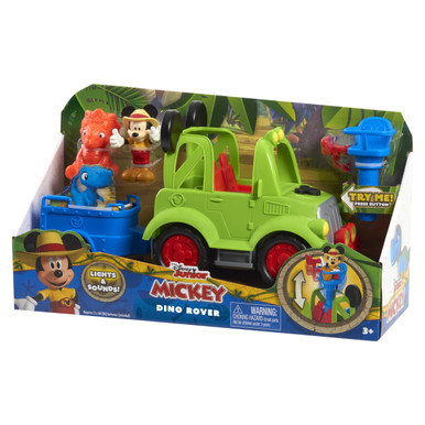 MICKEY Disney Junior Mouse Funhouse Dino Safari Rover 6-Piece Play ...