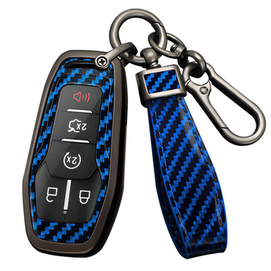 HIBEYO Car Key Fob Cover for Ford Mondeo Ka Fiesta Focus Galaxy Mustang ...