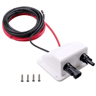 VOZINMOST 10ft 10 AWG Soft Copper Cable ABS Double Cable Entry Housing ...