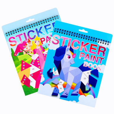 Crafts for Kids Ages 4-8 Sticker Paint Books, Princess and Colorful ...