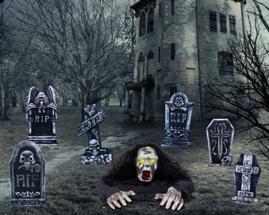 Halloween Zombie Groundbreaker Decoration Outdoor Graveyard Decoration ...