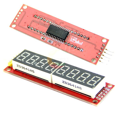 MAX7219 8 Digit LED Display Digital Tube SPI Control Module Board for ...