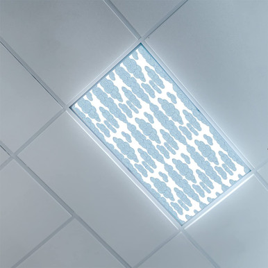 Fluorescent Light Covers for Ceiling Light Diffuser Panels-Cloud ...