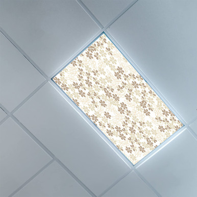 Fluorescent Light Covers for Ceiling Light Diffuser Panels-Flower ...