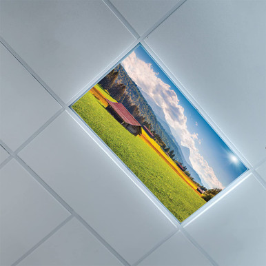 Fluorescent Light Covers for Ceiling Light Diffuser Panels-Mountain ...