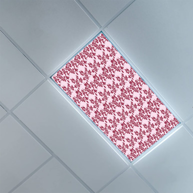 Fluorescent Light Covers for Classroom Office-Japanese Garden Pattern ...