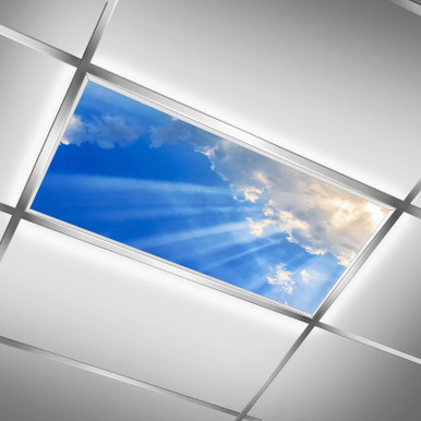 Lorougei Beams and Clouds,Blue White Gold,Light Diffusers,Fluorescent ...