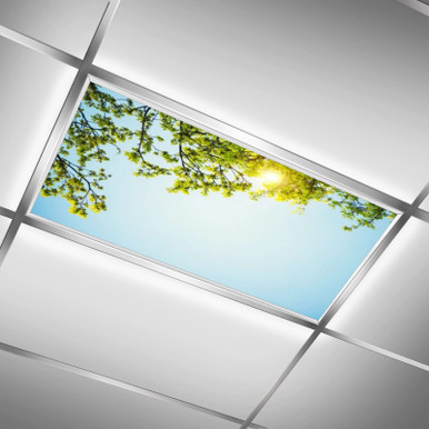 Spring Leaves,Green,Fluorescent Light Cover Insert,Fluorescent Light ...