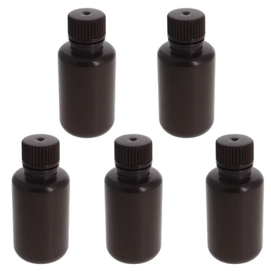 Othmro 5Pcs 2oz Plastic Containers Lab Chemical Reagent Bottles 60ml ...