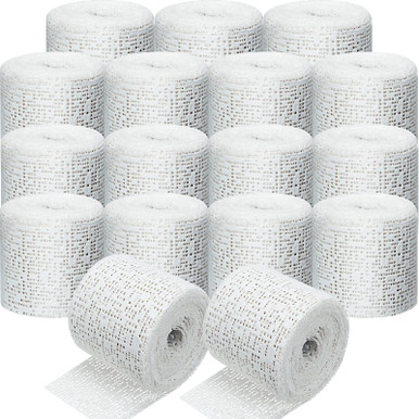 20 Pack Plaster Cloth Plaster Gauze Rolls Gauze Wrap Plaster Bandages ...