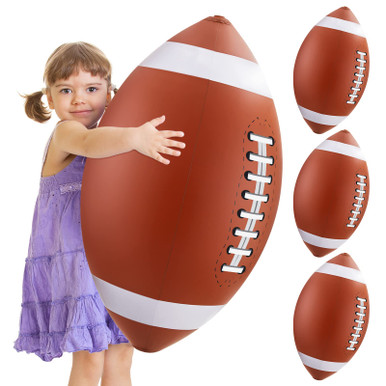 Lewtemi 4 Pcs Giant Inflatable Football for Kids 27 Inch Large ...