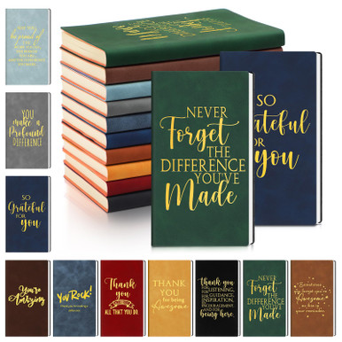 Tenceur 20 Pcs Thank You Gifts Appreciation Leather Notebook Journal To ...