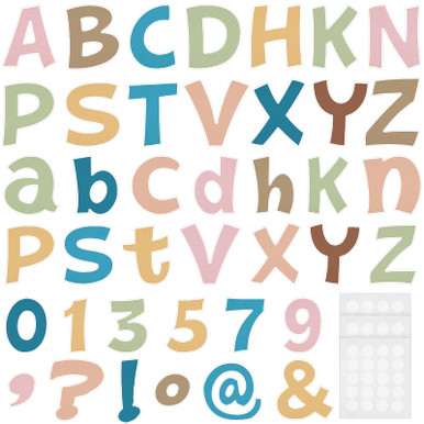 216 Pcs Boho Bulletin Board Letters Poster Board Letter Classroom ...