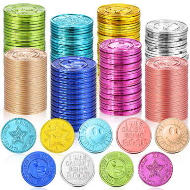 300 Pieces Behavior Tokens for Caught Being Good Coins Plastic Coins ...