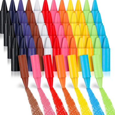 Fulmoon 4 Pack Crayons 12 Colors Toddler Crayons Bulk Crayons Jumbo ...