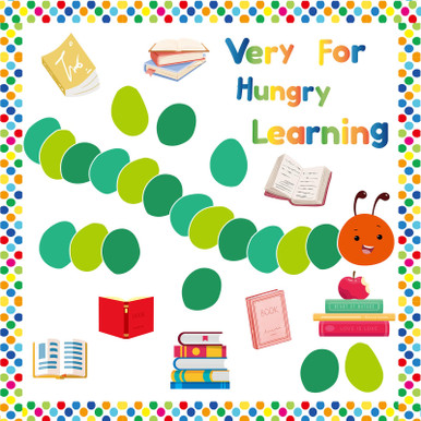 Taobary 67 Pcs Caterpillars Bulletin Board Decor Mix Caterpillar Cut ...