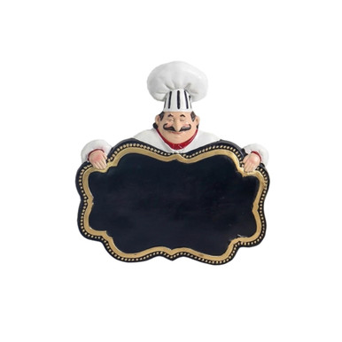 Veemoon Chef Shaped Message Board Letter Blackboard Message Board for ...