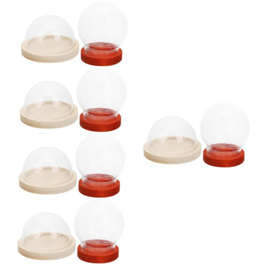 Garneck 10 pcs Glass dome small plants snow globes for kids vintage ...