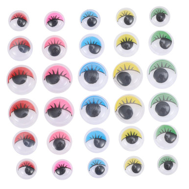 EXCEART 2 Eye Stickers Mini Plush Animals Decal Stickers Animals Puppet ...