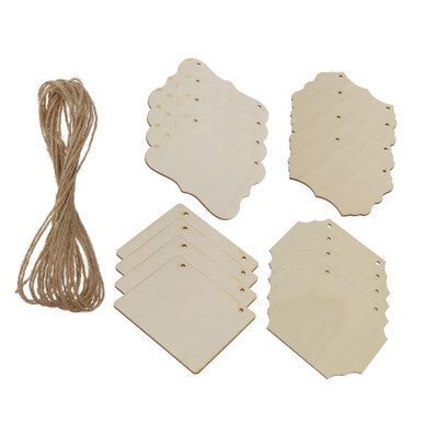 EXCEART 1 Blank Wood Chips for Listing Blank Signs Blank Wood Sign ...