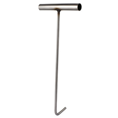 BESTOYARD 4pcs Stainless Steel t-Hook Manhole Cover Pull Hook Vault lid ...