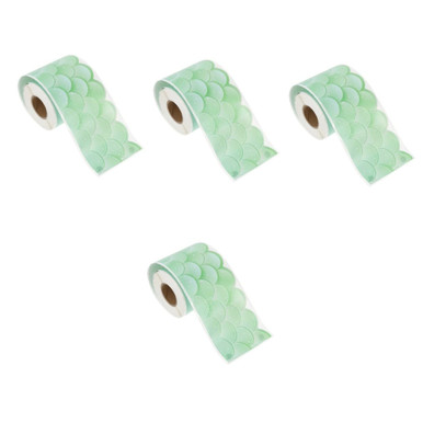 4 Rolls Adhesive Stickers Circle Stickers Decore Whiteboard Border ...