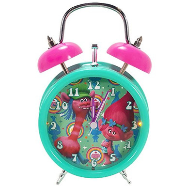 Trolls Alarm Clock Girls Room Light Up Poppy Bell Alarm ...