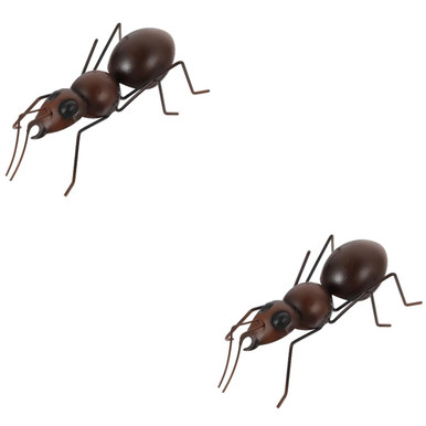 Happyyami 2 pcs Metal Iron Ant 3D Metal ant Metal Yard Art Sculptures ...