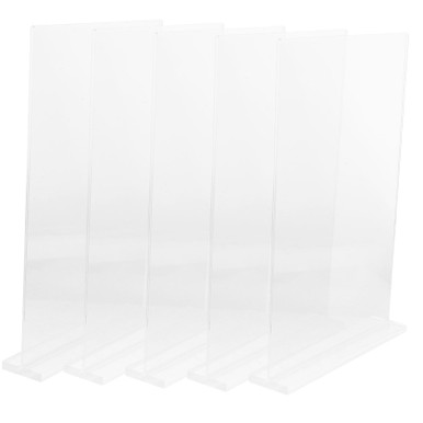 VOSAREA 5pcs Signs Show Rack Sign Holder Desktop Table Sign Holders ...
