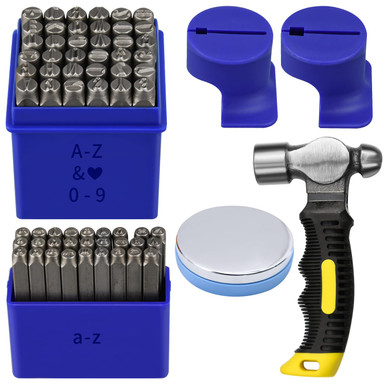 Metal Stamping Kit, Complete Jewelry Making Stamping Tools with 6mm ...
