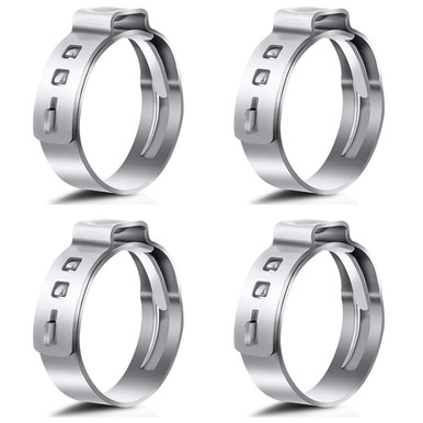 50 Pack 1/2 Inch PEX Cinch Clamps Rings 304 Stainless Steel Cinch Crimp ...