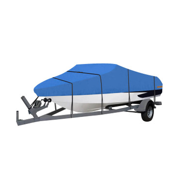 OutdoorLines Waterproof Boat Covers 12-14 Ft Long - Heavy Duty UV ...